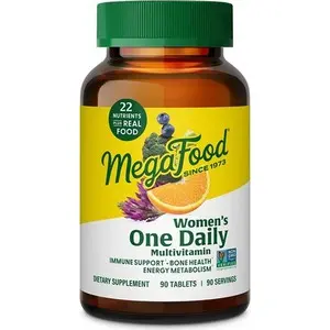 MEGAFOOD One Daily Multivitamin For For Energy Metabolism & Immune Support, Vegetarian - None