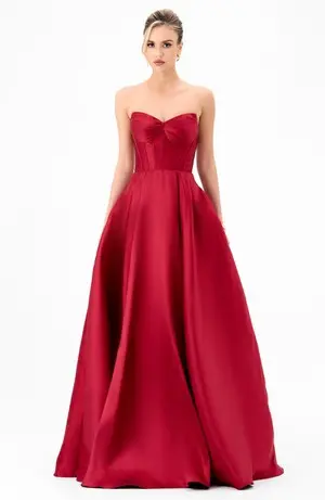 BARIANO Deeba Strapless Ball Gown