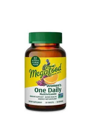 MEGAFOOD One Daily Multivitamin For For Energy Metabolism & Immune Support, Vegetarian - None