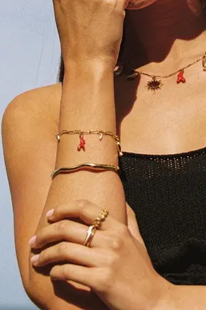 ATOLEA Cala Cuff Bracelet - Gold