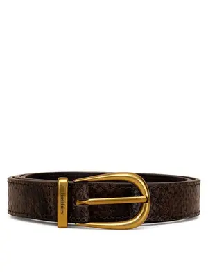 BOBBIES Montmartre Belts Cobra Brown