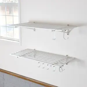 STOREYOUR 2' X 4' Bristol Garage Wall Mount Shelves2 Pack