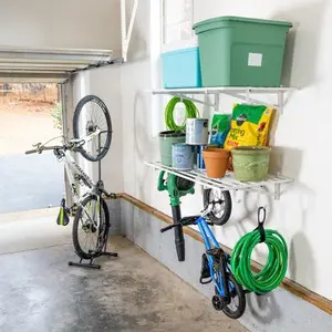 STOREYOUR 2' X 4' Bristol Garage Wall Mount Shelves2 Pack