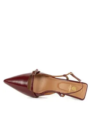 BOBBIES Reem Pump - Morello Cherry