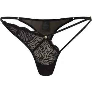 HOUSE OF SILK Béatrice Thong - Black