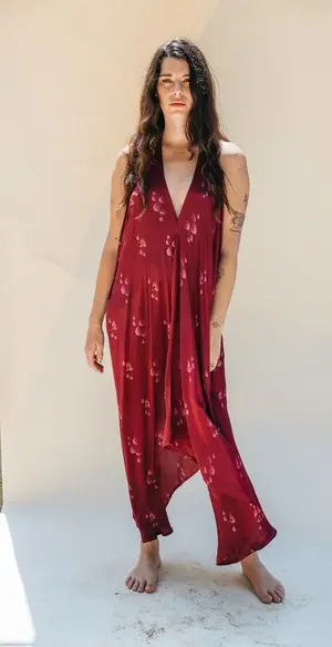 SUN CHILD Classic Silk Dress Adler