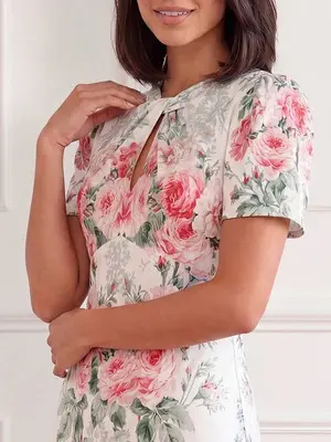 NEEDLE & THREAD Palace Garden Odeline Crepe Gown