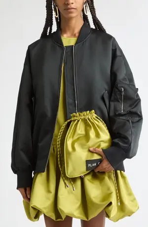 Plan C Satin Bucket Bag