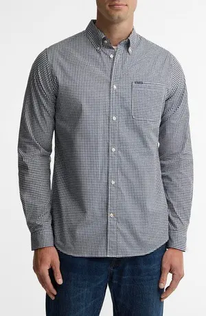 Barbour Harbourwall Tailored Gingham Button-down Shirt