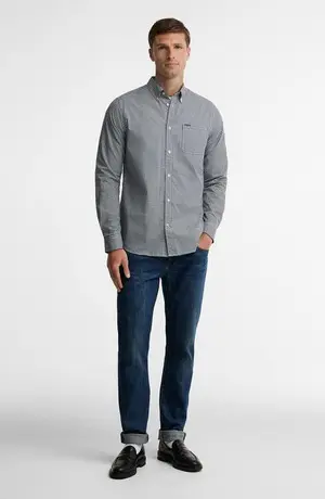 Barbour Harbourwall Tailored Gingham Button-down Shirt
