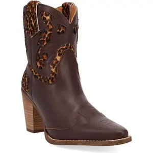 DINGO Run Wild Animal Print Western Boot - Brown Leopard