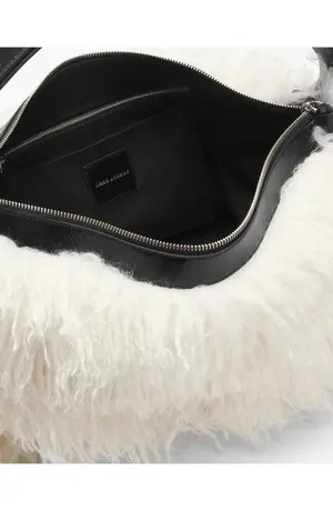Marc Jacobs Scene Grunge Large Faux Fur Shoulder Bag