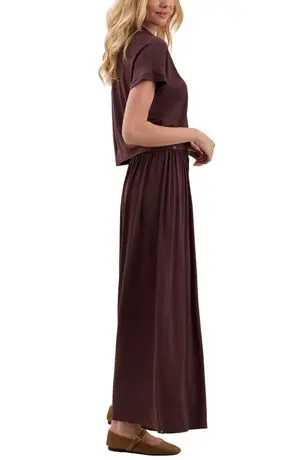 Barefoot Dreams Soft Jersey Pajamas - Umber