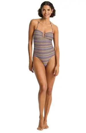 SEA LEVEL U-bar Bandeau One-piece Swimsuit