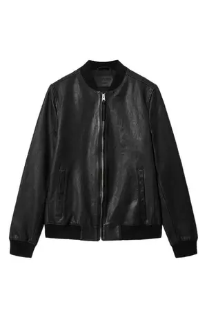 ALLSAINTS Morten Leather Bomber Jacket