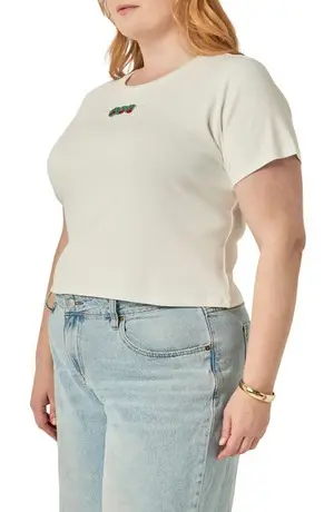 English Factory Olive Beaded Baby Tee