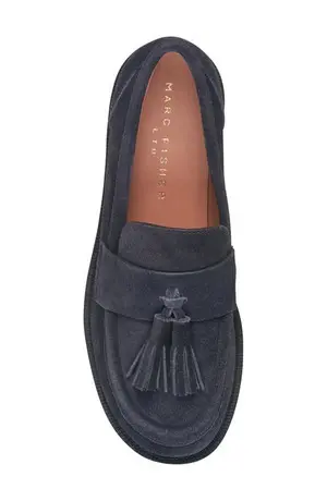 Marc Fisher Tifani Tassel Loafer - Dark Blue