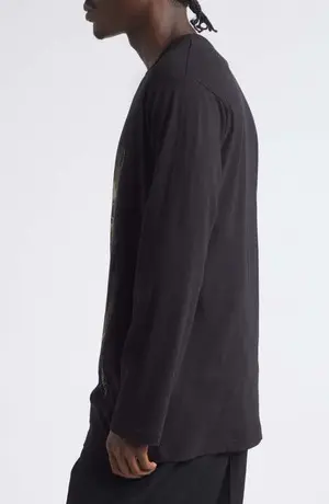 Yohji Yamamoto Long Sleeve Graphic T-shirt