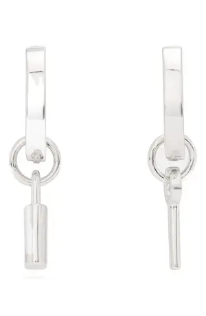 Kate Spade New York Asymmetrical Drop Huggie Hoop Earrings