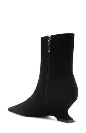 Schutz Siena Pointed Toe Wedge Bootie