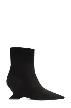 Schutz Siena Pointed Toe Wedge Bootie