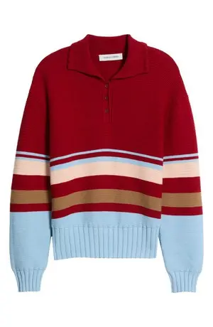 Solid & Striped The Cleo Striped Cotton Sweater