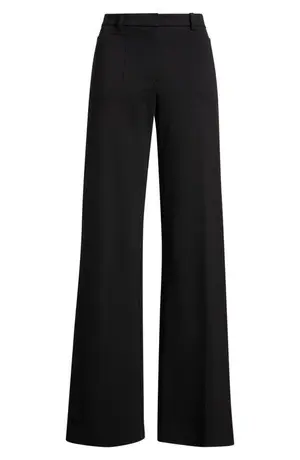 Kobi Halperin Reese High Waist Wide Leg Pants - Black
