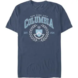 COLUMBIA UNIVERSITY Est. 1754 University Crest Short Sleeve Graphic T-shirt