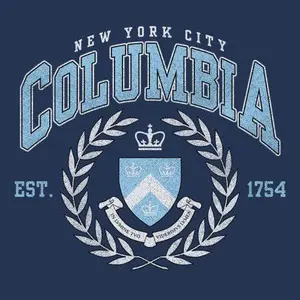 COLUMBIA UNIVERSITY Est. 1754 University Crest Short Sleeve Graphic T-shirt