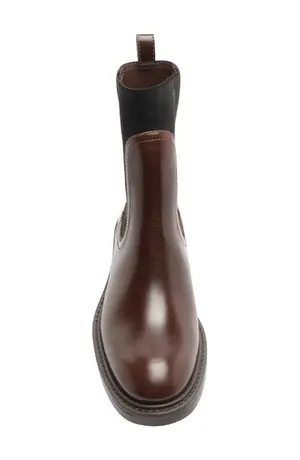 Schutz Olivia Chelsea Boot - Brown