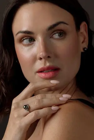 The Pearl Source Tahitian South Sea Pearl And Diamond Ring