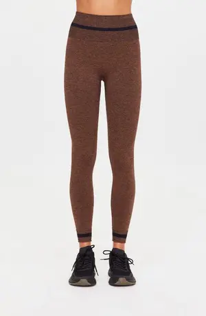 The Upside Marle Seamless Midi Leggings - Brown