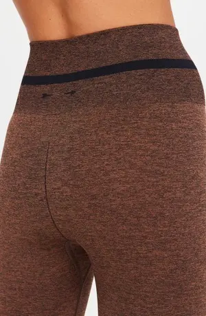 The Upside Marle Seamless Midi Leggings - Brown