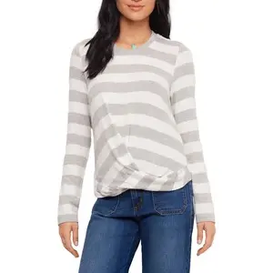 Karen Kane Drape Front Long Sleeve Top