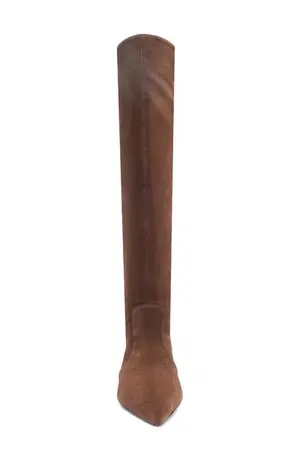 Schutz Lexi Slouch Leather Boot - Brown