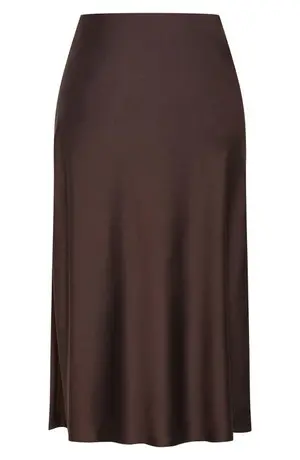 City Chic Miranda Satin Maxi Skirt