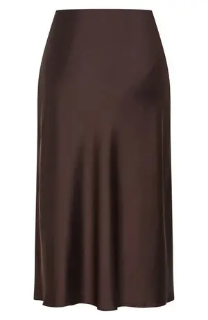 City Chic Miranda Satin Maxi Skirt