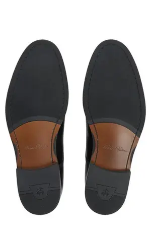 Brooks Brothers Clarkson Leather Cap Toe Derby - Black