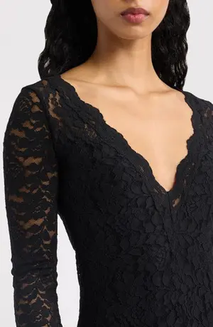 LoveShackFancy Niven Lace Sheath Dress