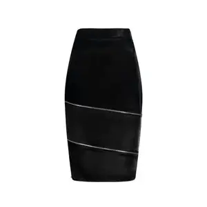 UCHÈ Spiral Zipper Skirt