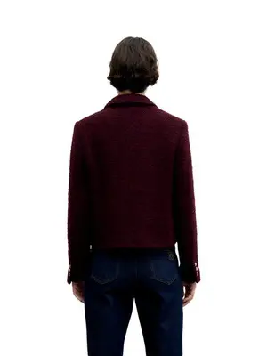 Gerard Darel Cropped Long Sleeve Jacket