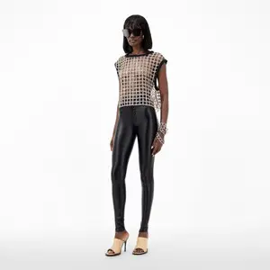 UCHÈ Sequin Cut Out Top