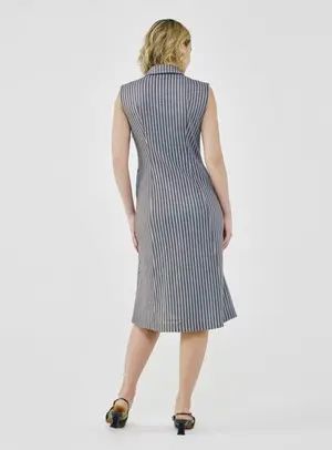 A.SHIMUS Sleeveless Tailored Midi Dress