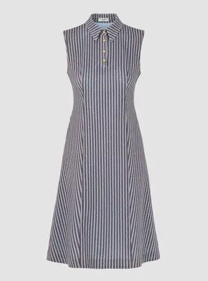 A.SHIMUS Sleeveless Tailored Midi Dress