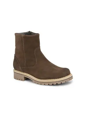 CELTIC & CO. Waterproof Suede Ankle Boots - Chocolate