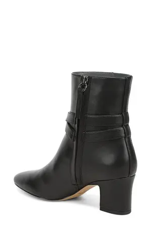 Franco Sarto Caden Leather Bootie - Black Leather