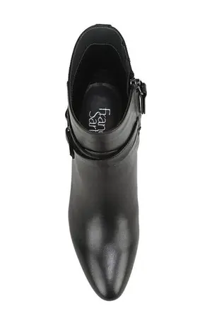 Franco Sarto Caden Leather Bootie - Black Leather