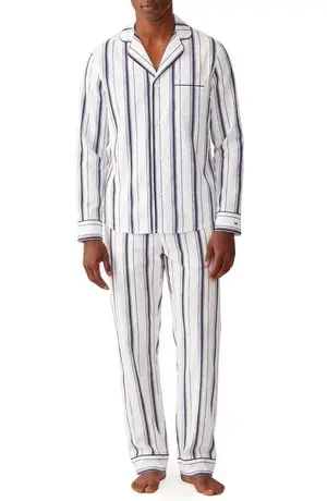 PETITE PLUME Poplin Pajamas - Navy