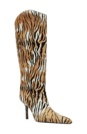 Schutz Mary Ellen Knee High Boot - Leopard Print