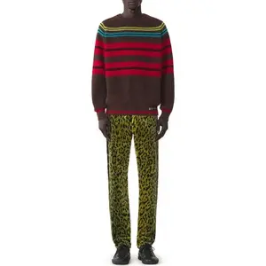 LANVIN Striped Sweater In Wool And Cashmere